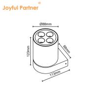 China Outdoor Wall Light 8W 3000K Warm White Exterior Lighting IK Rating 06 For House Front Door for sale