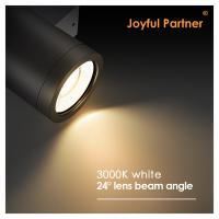 China Exterior Wall Mounted Light Extruded Aluminum Alloy 3000-6000K 18W 24W COB LED Black Housing Color for sale