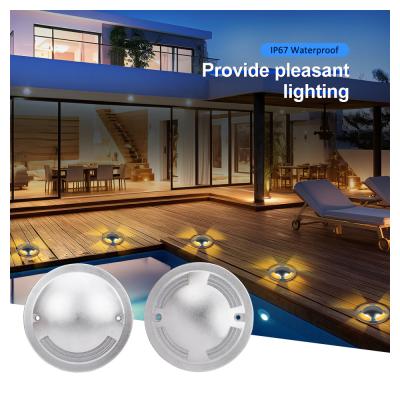 China Recessed Side Emitting Inground Lights IP67 Waterproof Mini Size CE RoHS Stainless Steel Cover for sale