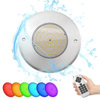 China Underwater Submersible LED Pool Lights DC12V Constant Voltage 10W DIA160*7.5MM With APP Remote Control for sale