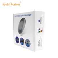 China Pool Submersible LED Lights IP68 Fully Sealed Waterproof Single Color DIA160*H7.5mm With CE Certification for sale