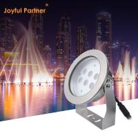China IP68 Waterproof Underwater Spotlight 316L Stainless Steel DMX512 RGB/RGBW 4in1 LED DC12V/24V  for sale