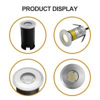 China Swimming Pool Underwater Light Recessed Type 1W 2W DIA 42mm For Pool Pond Decoration for sale