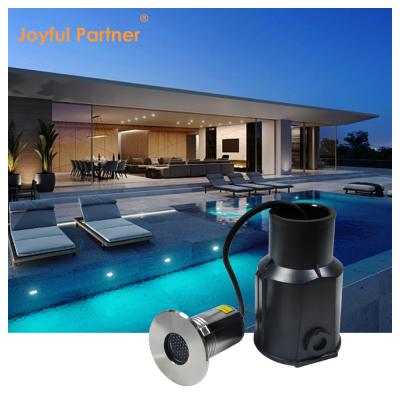 China Mini LED Swimming Pool Underwater Light Stainless Steel 316 12V/24V DC Warm White for sale