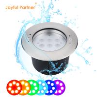 China Submersible Swimming Pool Underwater Light Recessed 6W 12W LED 316 Stainless Steel for sale