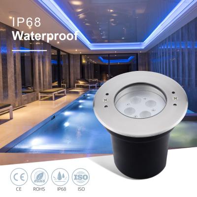 China LED Swimming Pool Underwater Light 316 Stainless Steel 2700K - 6500K CEM Approved for sale
