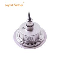 China Underwater LED Light 3W DIA118MM IP68 316 Stainless Steel Warm White DC24V With Plastic Mounting Sleeve for sale
