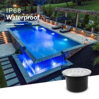 China Led Pool Lights Under Water RGBW IP68 SS316 DIA200mm Waterproof CE ROHS IP68 Multi Color DC24V for sale