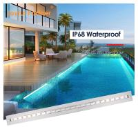 China IP68 Underwater Linear Light Stainless Steel 316 24W LED DALI Dimmable With Plastic Mounting Sleeve for sale