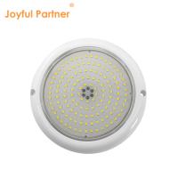 China Pond Swimming Pool Light IP68 Color Changing AC12V Resin Filled Flat RGB DIA180MM for sale