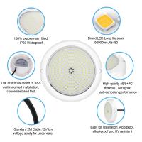 China ABS Pool Light Par56 IP68 18W 24W RGB SMD LED Color Changing 12VAC For Concret Pool for sale