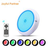 China LED Swimming Pool Light ABS Body Cold White Color IP68 Surface Mounted DIA180MM 10Pcs/CTN for sale