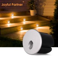 China 2W LED Recessed Light Warm White 3000K IP65 Powder Coating Finish With Plastic Mounting for sale