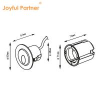 China 1W Aluminum Housing Wall Lights Weather-Resistant Downward 60° IP65 Waterproof For Outdoor Use for sale