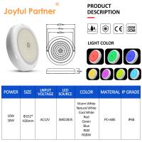 China IP68 Pool Lighting PAR56 Bulb White Color 10W SMD2835 135Pcs Resin Epoxy for sale