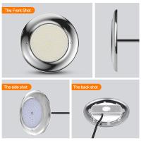China LED PAR56 Pool Light 18W 35W IP68 Waterproof AC12V Stainless Steel For Outdoor Pools for sale