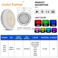 China 42W LED Underwater Swimming Pool Light Muti-Color 230*35mm With Inbuilt CC Driver for sale