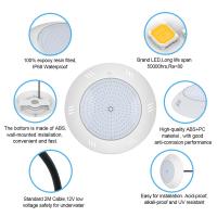 China Wall Mounted Led Pool Light 260*40MM AC12V 42W Remote Control With ABS Housing Modern Style for sale