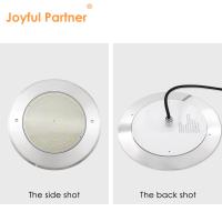 China Waterproof PAR56 LED Pool Light 316SS Housing Ultra Thin 7.5mm Resin Filled Wall Mounted 230MM 18W 25W DC AC12V for sale