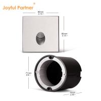 China High Power Recessed LED Wall Lamp IP65 Aluminum Body Square Shape DC 24V 1W 2W 3W LED For Corridor for sale