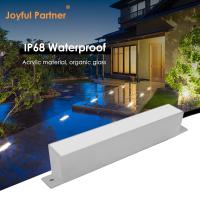China Underwater Linear Light DC 24V Input Voltage 6W SMD LED RGBW 4in1 Beam Angle 120 Degree for sale