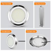 China RGB Underwater LED Swimming Pool Light IP68 DIA280MM Wall Mounted Stainless Steel for sale