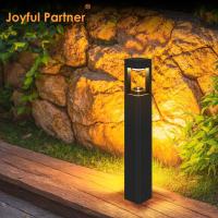 China Garden Lawn Lighting AC110-265V Aluminum Body L120*W120*H300MM High Efficiency For Decoration for sale