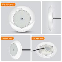 China Submersible Swimming Pool Light Wall Mounted DIA260mm*H40mm RGBW Color By Remote Control for sale