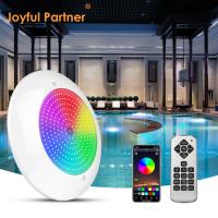 China Submersible Swimming Pool Light Wall Mounted DIA260mm*H40mm RGBW Color By Remote Control for sale