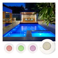 China Swimming Pool Light Underwater DIA160MM DC12V 10W Fully Plastic SMD2835 108pcs for sale