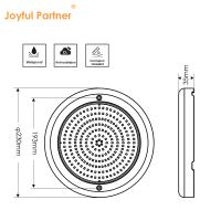 China SMD LED SPA Lights Par56 Stainless Steel IP68 Waterproof AC12V Surface Mounted for sale