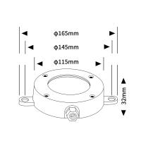 China LED Foutain Lights RGB3in1 Color High Power 18W 316 Stainless Steel Flat Fixture With U Type Bracket for sale