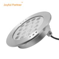China Recessed Underwater Light DC24V 18W RGB 316 Stainless Steel IP68 with Remote and Transformer for sale