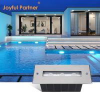 China SS316L Underwater Linear Pool Light Warm White LED L195MM 3W 6W DC24V Asymmetrical Lens for sale