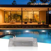 China Rectangular Stainless Steel Underwater Light Support Hotel Swimming Pool Underwater Light Embedded for sale