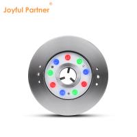 China LED Water Jet Fountain Lights Outdoor Waterproof Stainless Steel RGB DMX Round Ring for sale