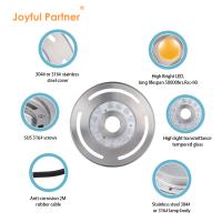 China LED Fountain Light Dimmable LED RGB Temperd Glass DC12V24V 12x3W RGB3in1 For Garden Application for sale