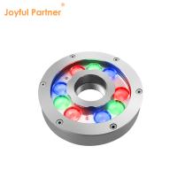 China Underwater LED Fountain LightsWaterproof DC12V 24V Stainless Steel DMX RGB For Swimming Pool for sale