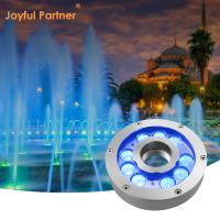 China Underwater LED Fountain LightsWaterproof DC12V 24V Stainless Steel DMX RGB For Swimming Pool for sale