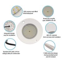China Underwater LED Swimming Pool Lights IP68 Waterproof RGB Remote Control ABS Material ​Ultra Thin Type for sale
