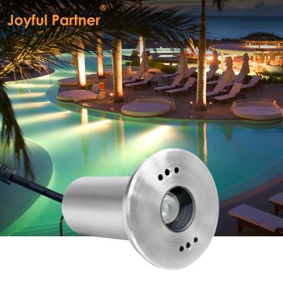 China IP68 Buried Underwater Light 3W RGB3in1 LED Stainless steel 316L DC24V Decoration For Pool for sale