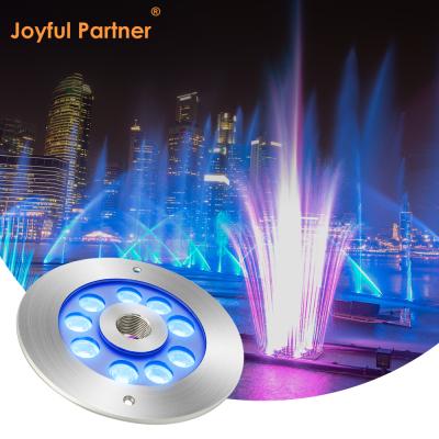 China LED FOUNTAIN LIGHT 316 STAINLESS STEEL RGB SINGLE COLOR 170*61MM DC12V/24V IP68 WATERPROOF for sale
