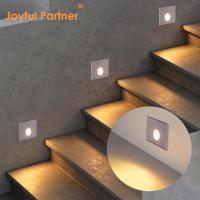 China Round LED Stair Light 1W 2W Casting Aluminum Housing Wall Mounted For Outdoor Corridor for sale