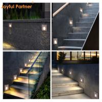 China Round LED Stair Light 1W 2W Casting Aluminum Housing Wall Mounted For Outdoor Corridor for sale