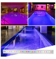 China Underwater Linear Light High Brightness IP68 Waterproof RGB Warm White Recessed Mounted DC24V for Enhanced Visibility for sale