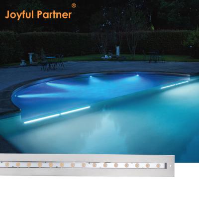 China Embedded Underwater RGB Lights Rectangle Shape DC24V 24W 48W With Customized Packaging for sale
