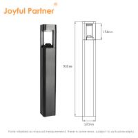 China LED Landscape Light AC110-265V Outdoor Powder Coated Aluminum Material OSRAM LED 10W Bollard Light Outdoor for sale