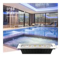 China Linear Underwater Led Lamp 316 Stainless Steel Front Cover IP68 High Lumen 328mm Length for Waterfall for sale