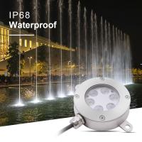 China OEM RGB 3in1 Mini Fountain Lights DIA115mm DC24V 6W 12W Stainless Steel 316 In Aquarium Bubble for sale
