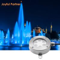 China OEM RGB 3in1 Mini Fountain Lights DIA115mm DC24V 6W 12W Stainless Steel 316 In Aquarium Bubble for sale